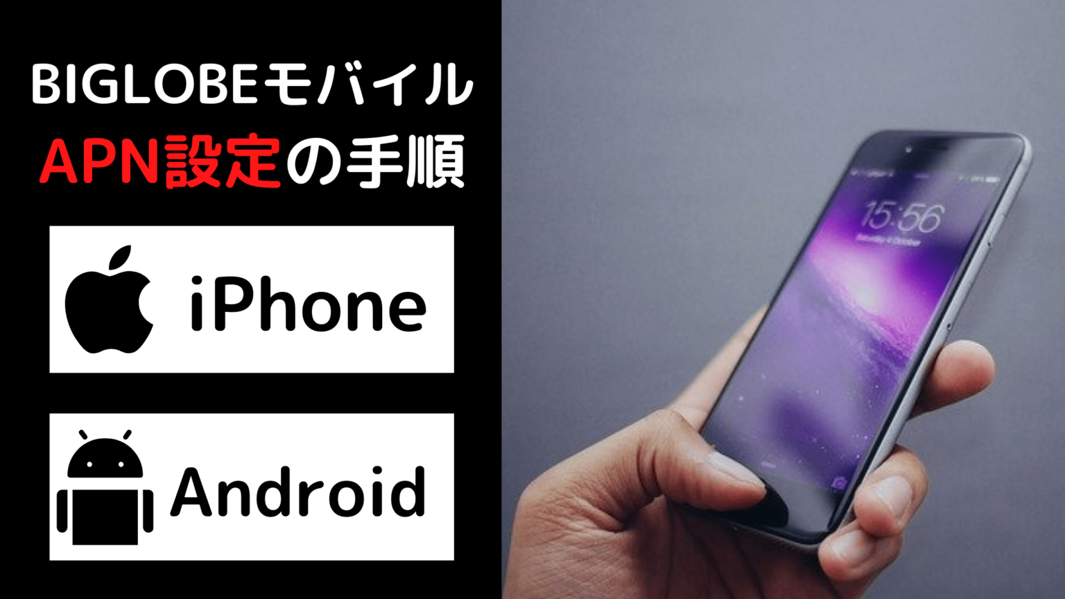 BIGLOBEモバイルのSIMでAPN設定する手順【写真付きで解説】 | べろりか公式ブログ -格安SIMで人生を豊かに-